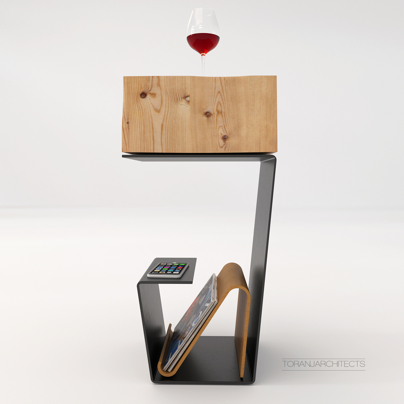 3D file The Line Side Table ☕・3D printable model to download・Cults