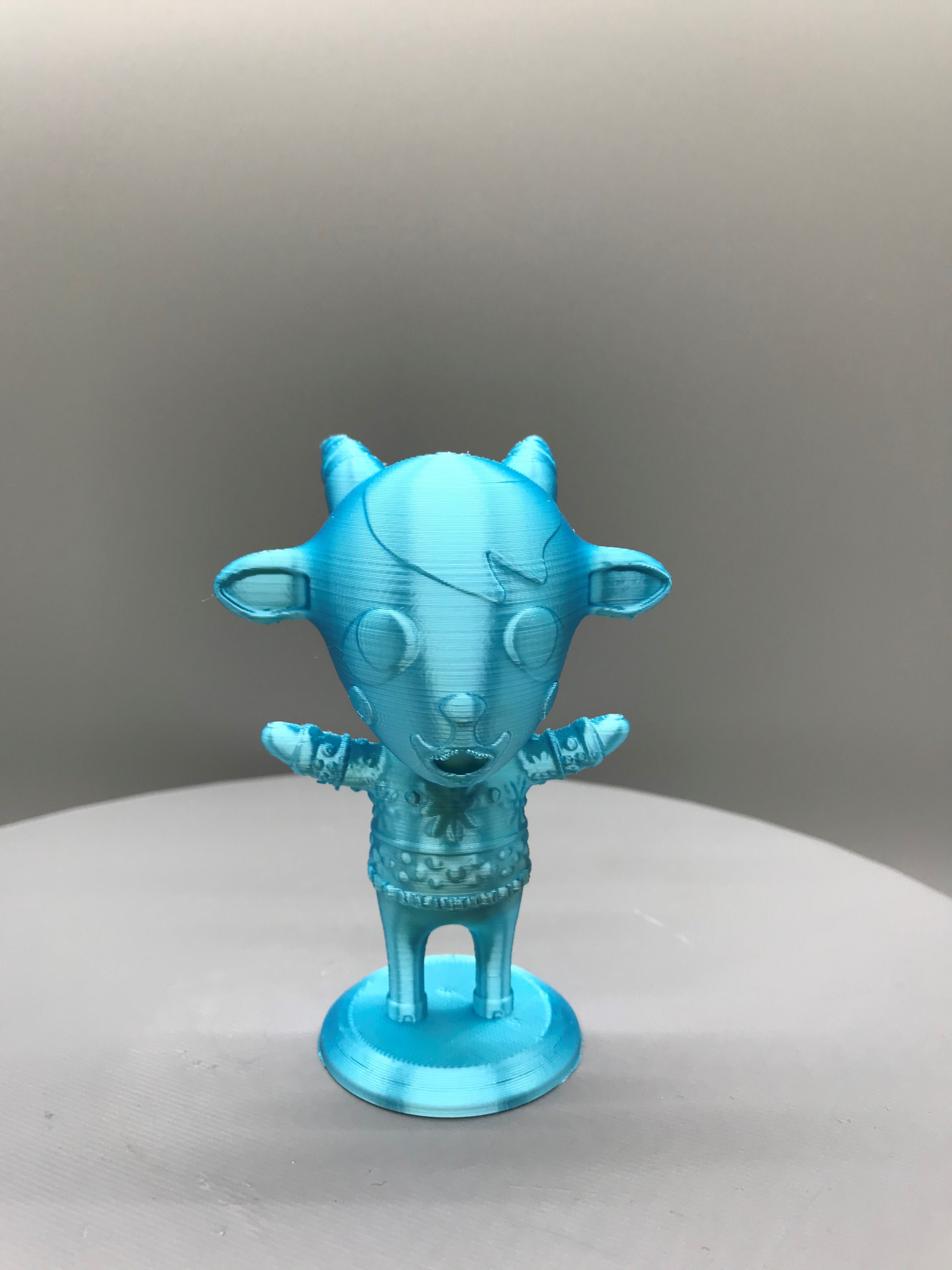 Free STL file Sherb from Animal Crossing 🐐 ・Template to download and 3D ...