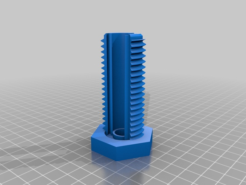 🔩 Impossible Bolt Puzzle・Free 3D File for ・Cults