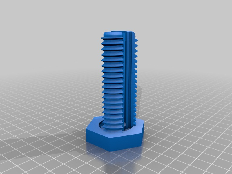 🔩 Impossible Bolt Puzzle・Free 3D File for ・Cults