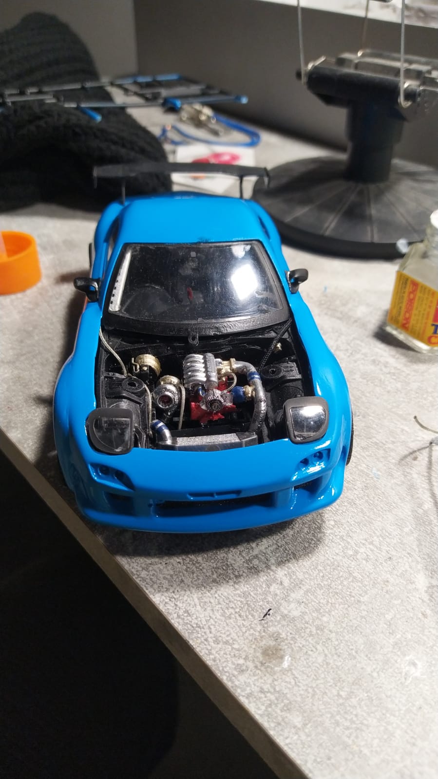 🚗 rx 7 engine bay・3D Print with the Elegoo saturn 3D printer・Cults