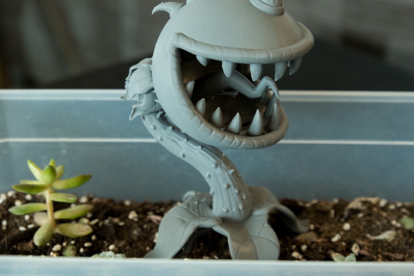 Chomper (Plants Vs Zombies) impresso em 3D • feito com Milkshake3D・Cults
