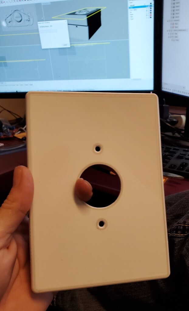 Free STL file Oversized Circular Wall Plate 🔧 ・3D printable model to ...