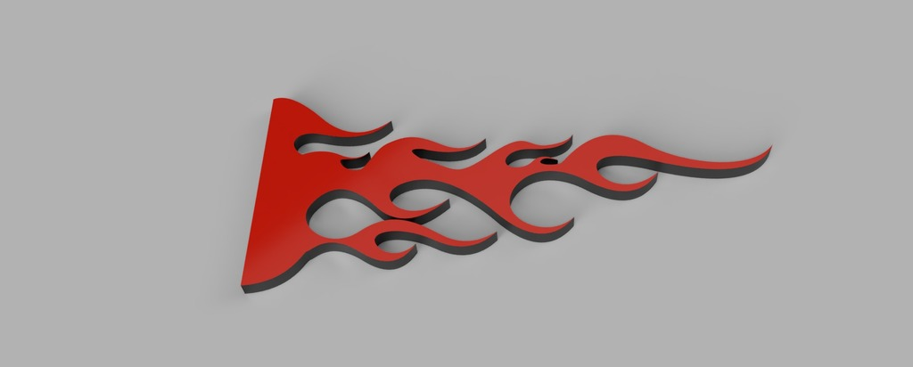 🔥 Flame Art・Free STL File for ・Cults