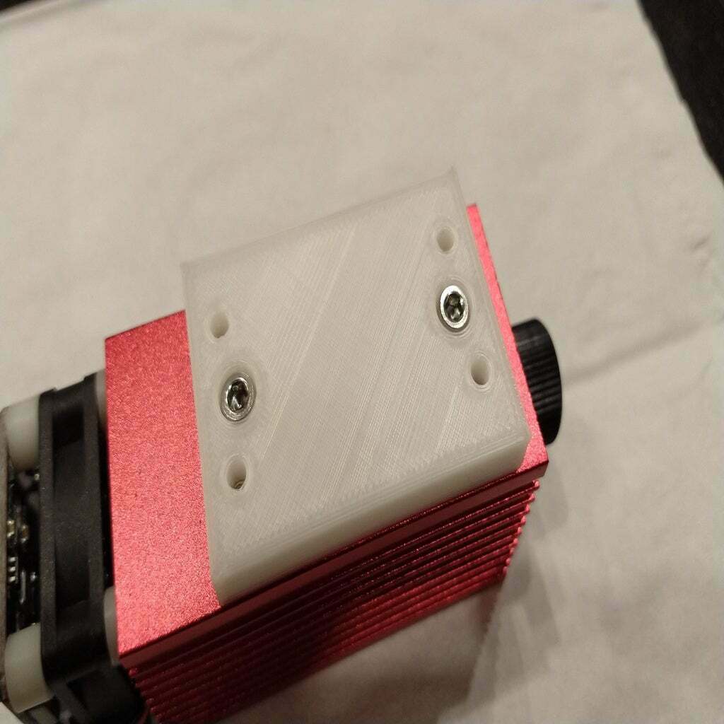 Free STL file Laser Adapter Mount - 2 to 4 hole 🕳️ ・Design to download ...