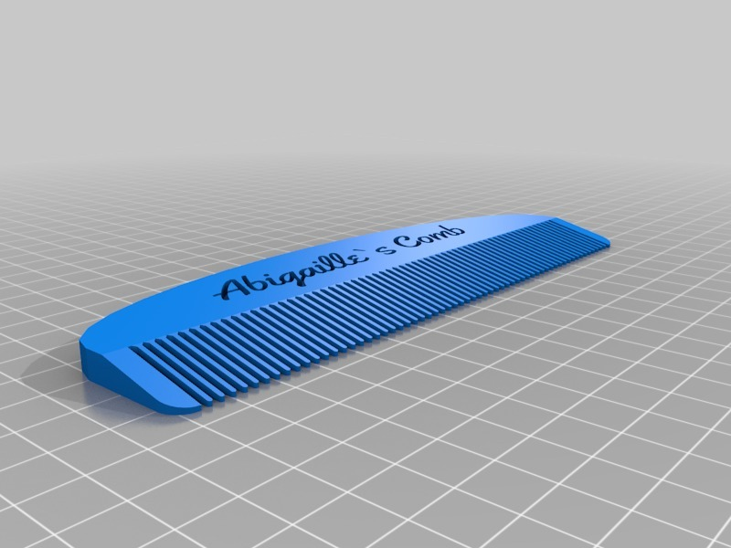 Free 3D file Abigaille's Comb 🏠・Design to download and 3D print・Cults