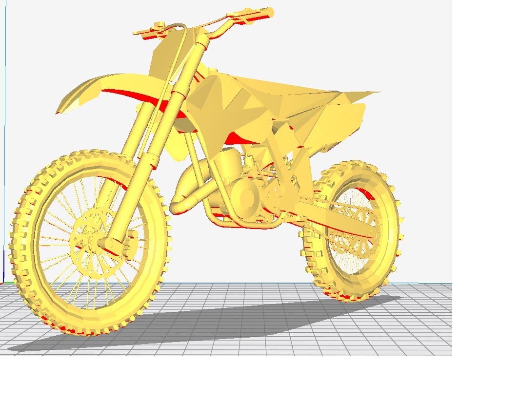🏍️ motorcycle HONDA CRF・Free STL File for ・Cults