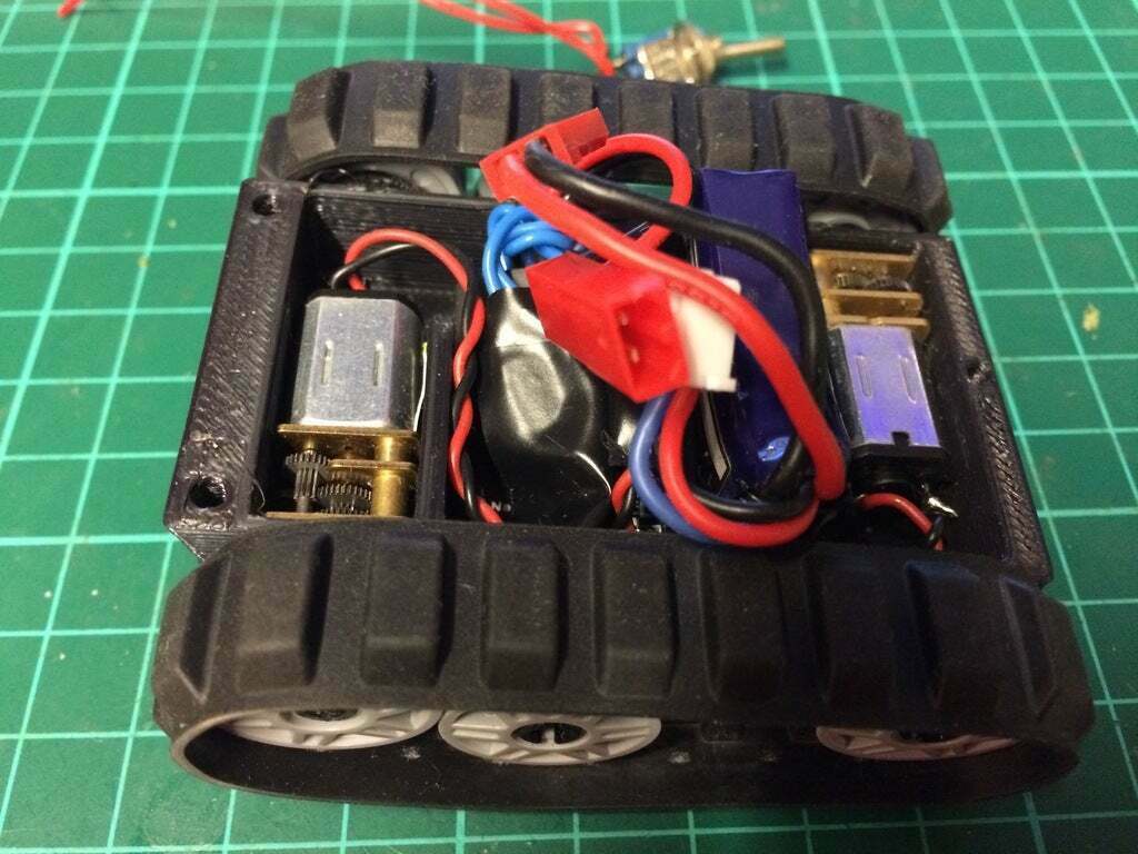 Free STL file Mini tracked rover for N20 Motors 🚁 ・3D print design to ...
