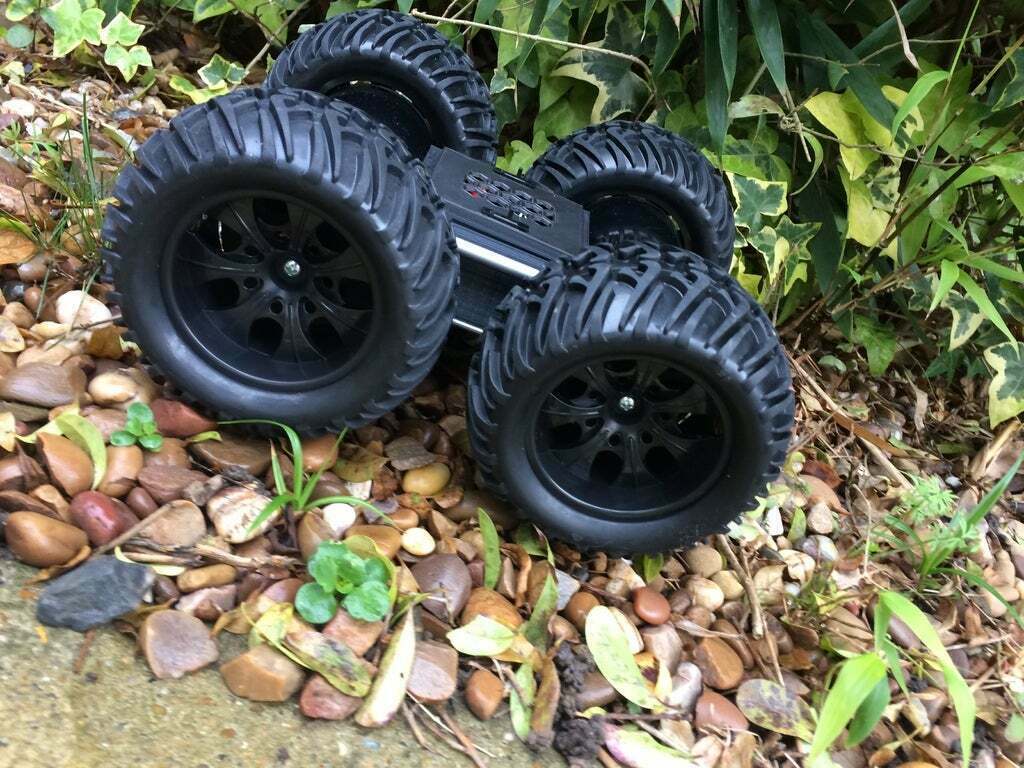 🤖 Quad Rover - version 2・Free STL File for ・Cults