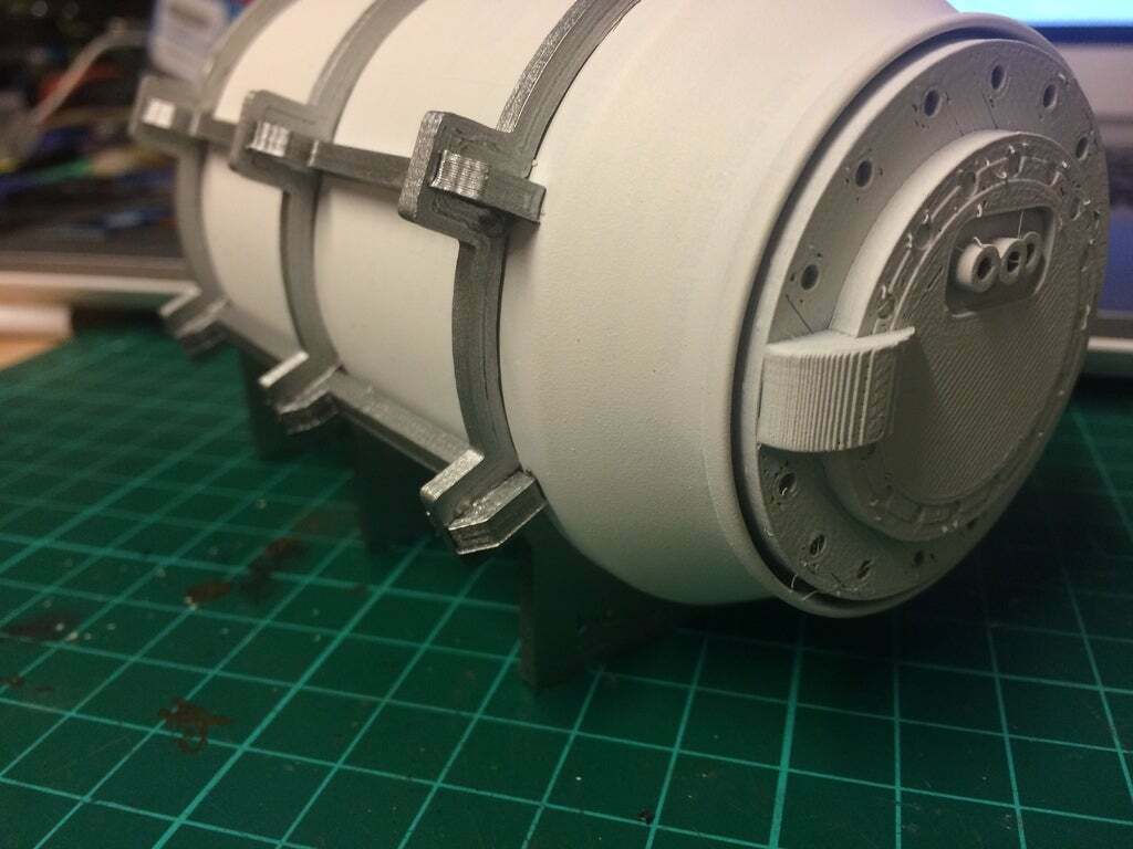 🌙 Moon base cryogenic tank・ STL File for 3D printing・Cults