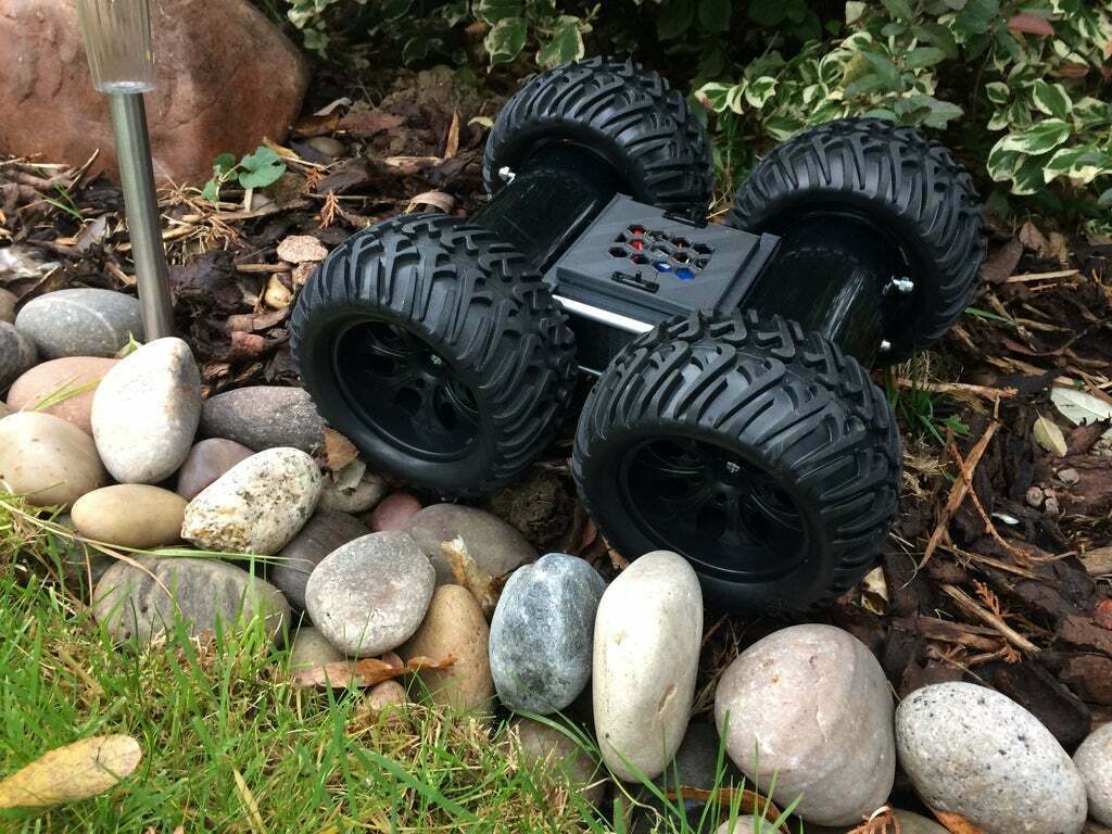 🤖 Quad Rover - version 2・Free STL File for ・Cults