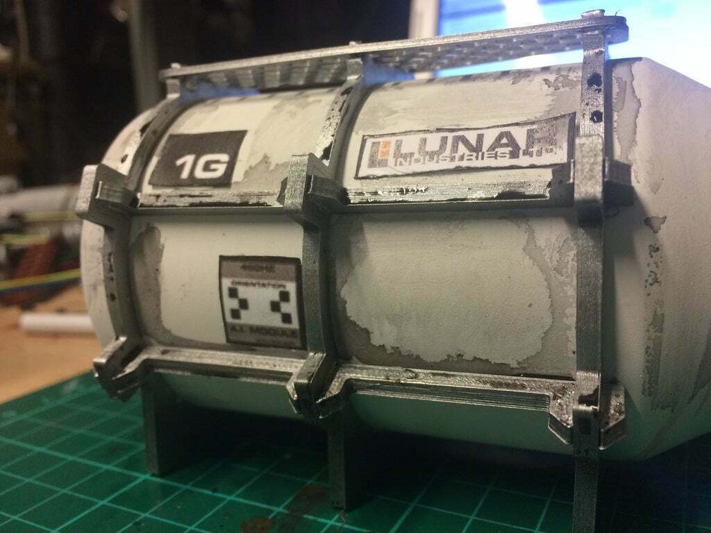 🌙 Moon base cryogenic tank・ STL File for 3D printing・Cults