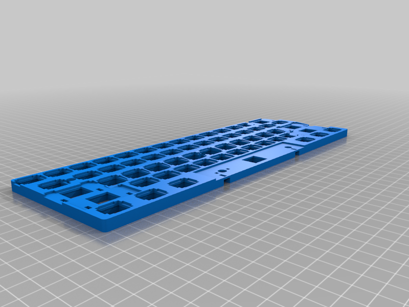 ⌨️ ACK60 ANSI Keyboard - Underglow case and Alps plate・Free 3D File for ...