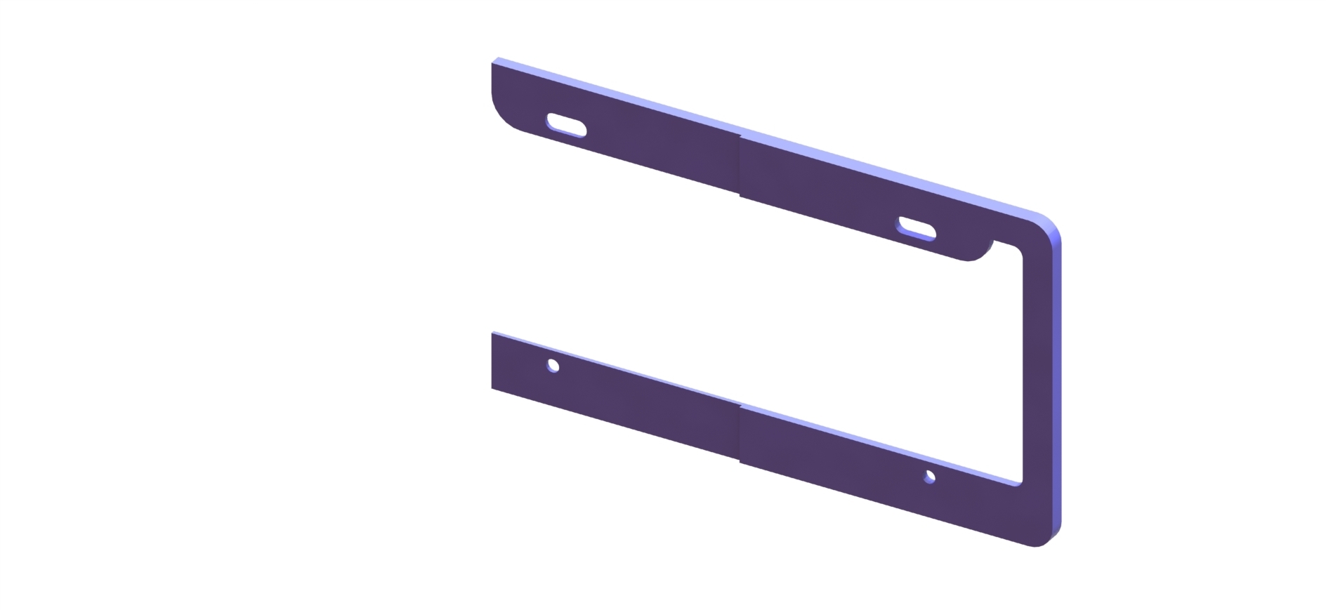 🚗 Car license plate assembly・ STL File for ・Cults