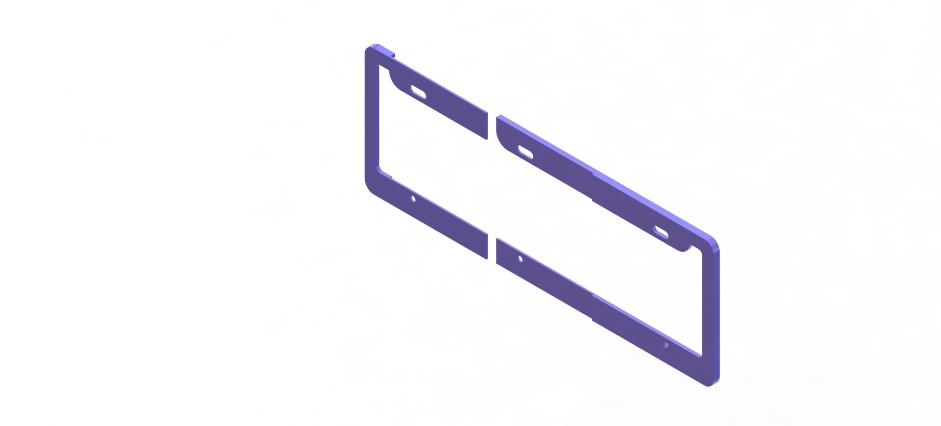 🚗 Car license plate assembly・ STL File for ・Cults