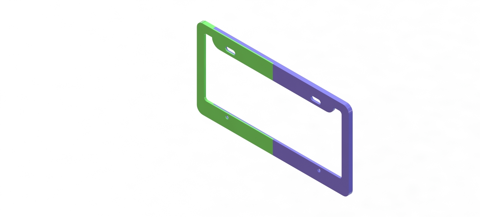 🚗 Car license plate assembly・ STL File for ・Cults