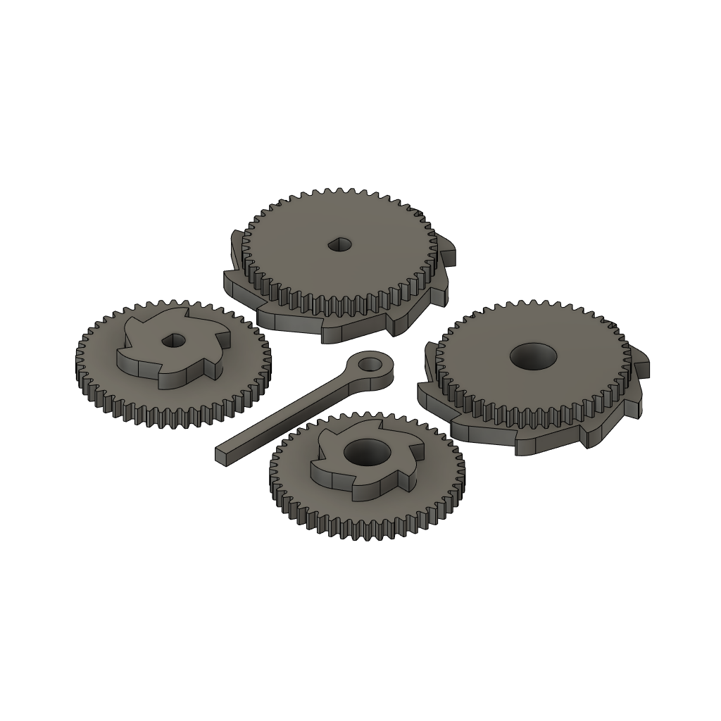 arquivo STL Ratchet Gears Set ⚙️ ・design para impressora 3D para download・Cults
