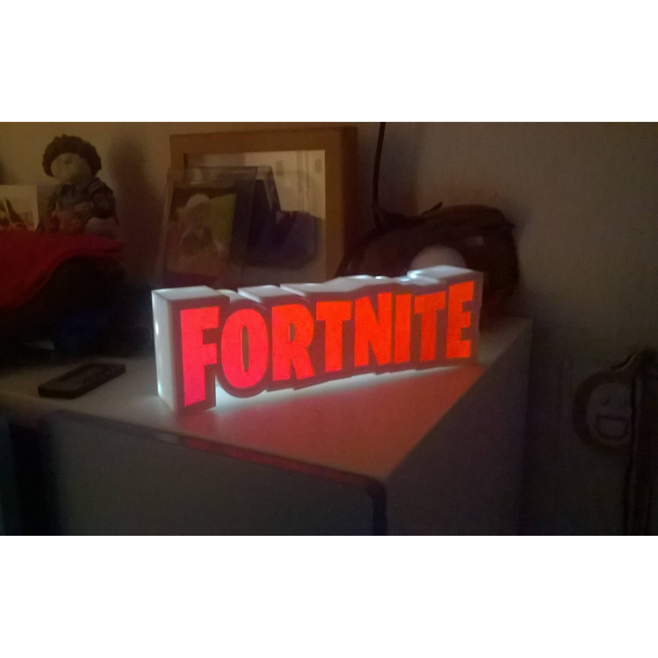 💰 Fortnite Money Box / Night Light / Light Box・Free STL File for ・Cults