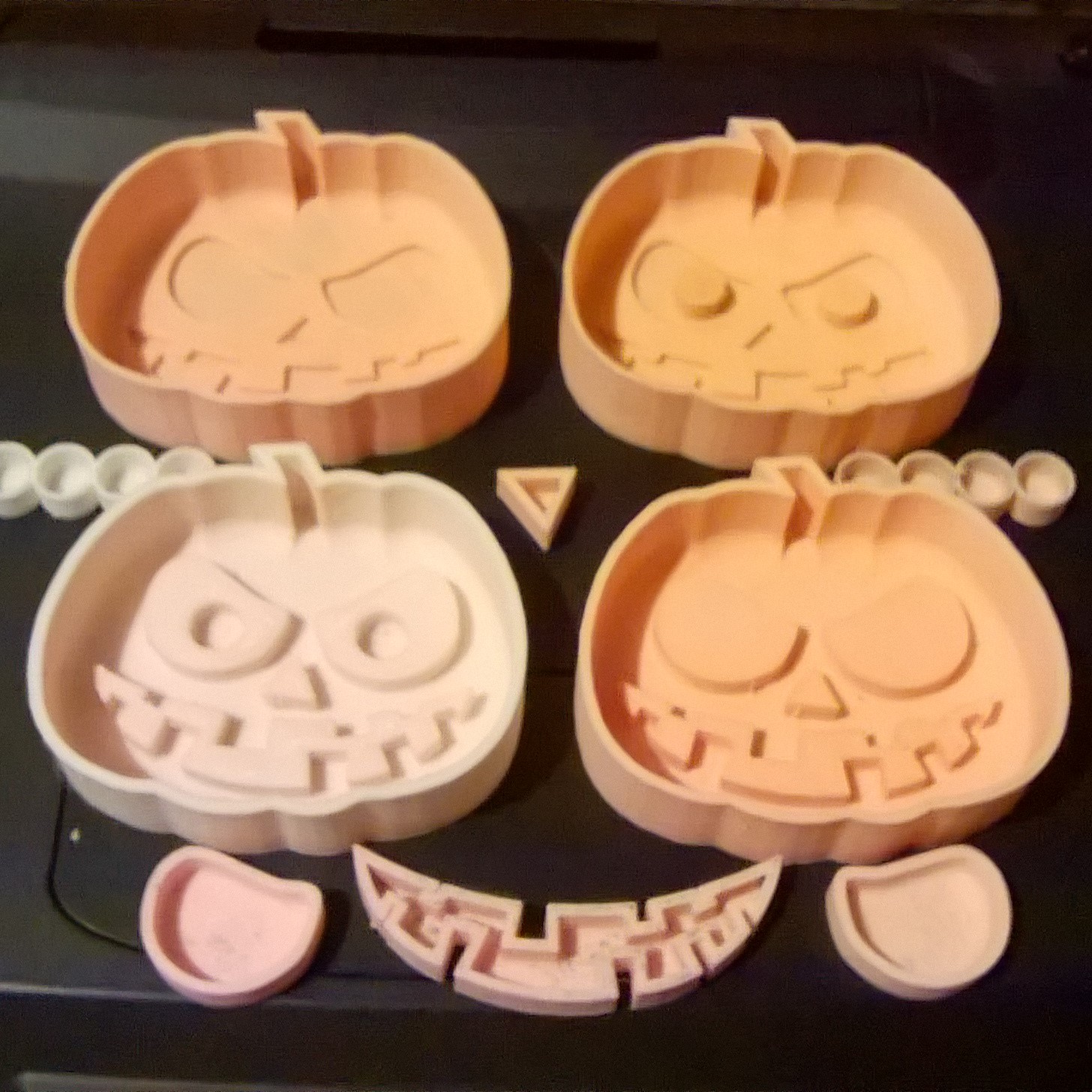 Archivo STL gratis Moldes de calabaza para Halloween 🎃 ・Plan para ...