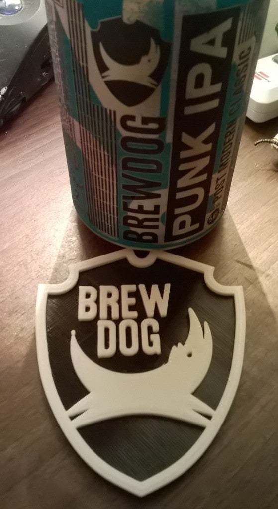 Free STL file Brewdog Beer Mat / Drinks Coaster 🍺 ・3D printing model to ...