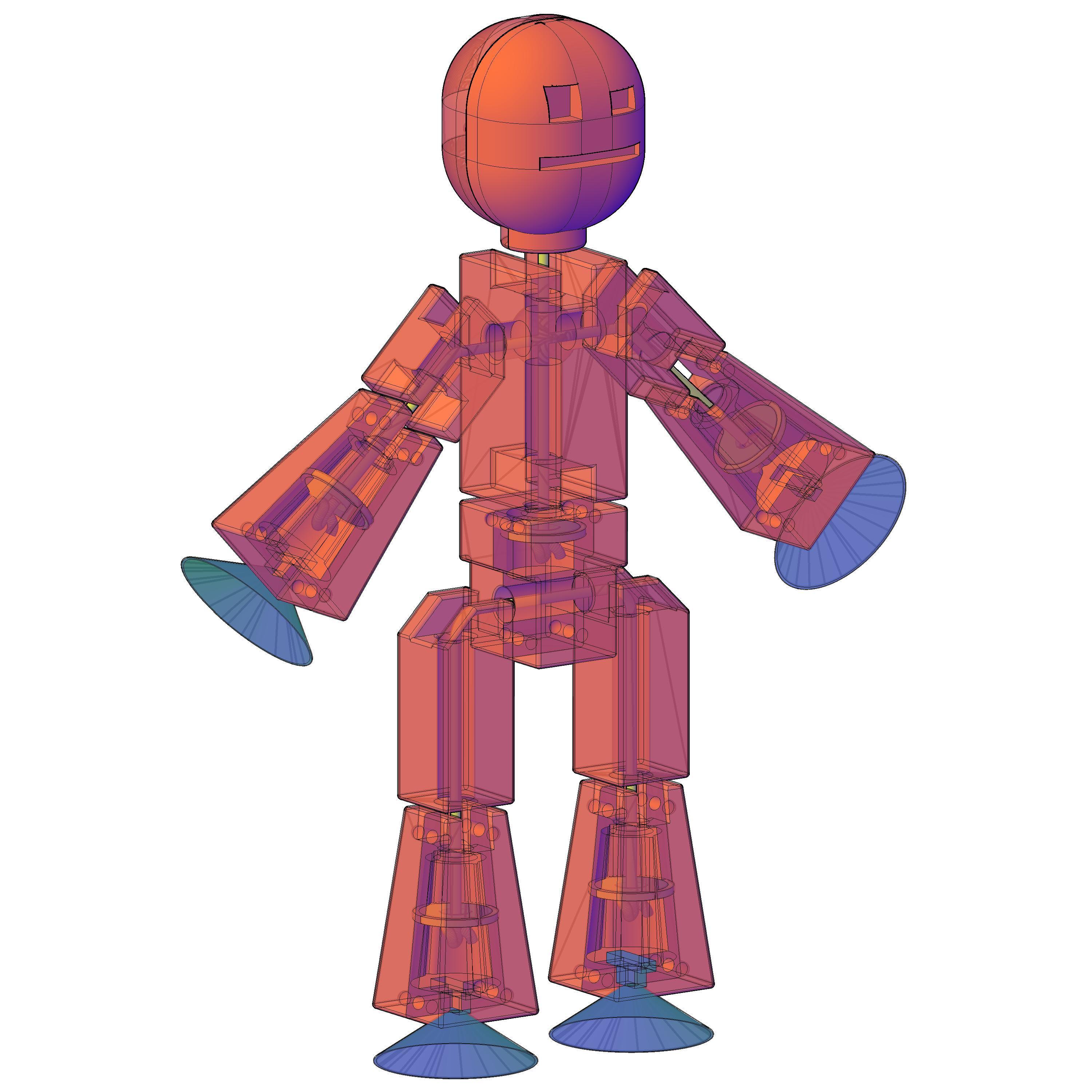 🤖 ShizBot Ultra - Large Children's Toy - 220mm High!・Free STL File for ...