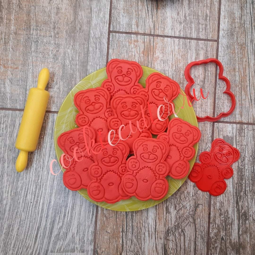 STL file Cookie cutter Bear Valera 🍪 ・3D print design to download・Cults