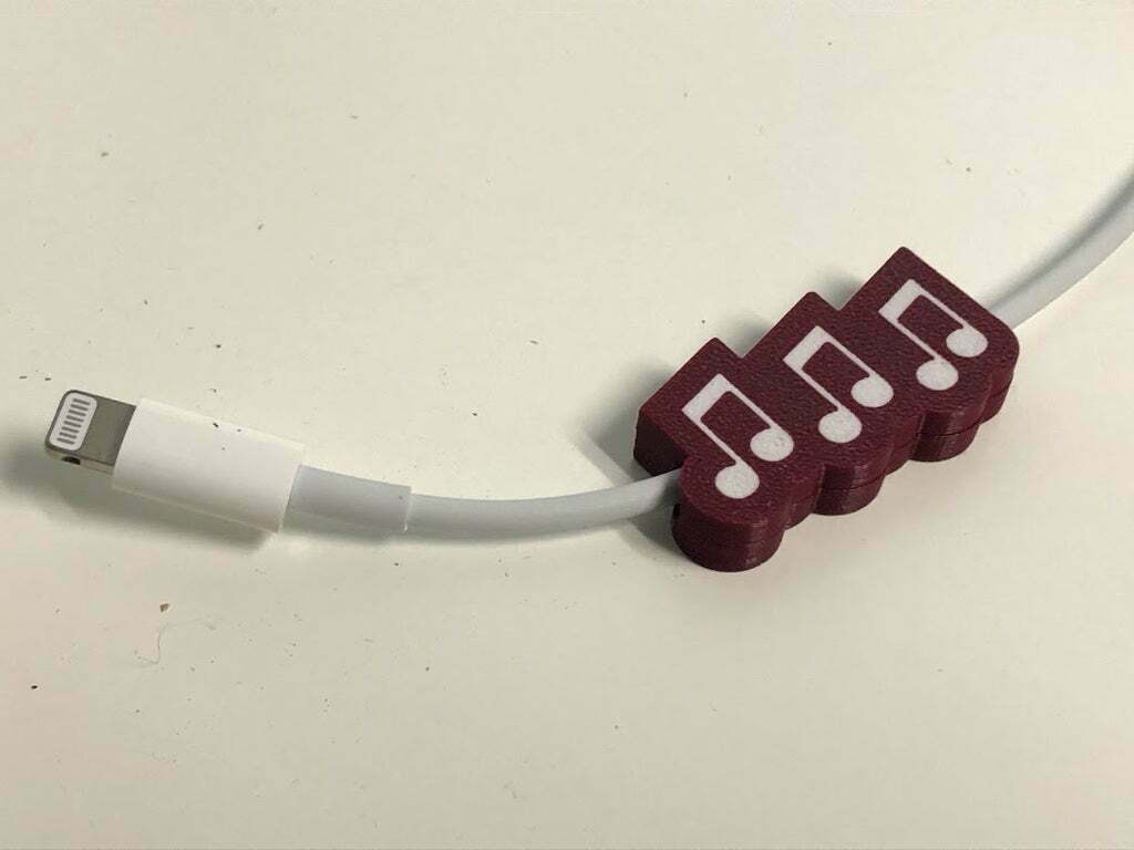 🔌 Charger Cable Tag・Free STL File for ・Cults