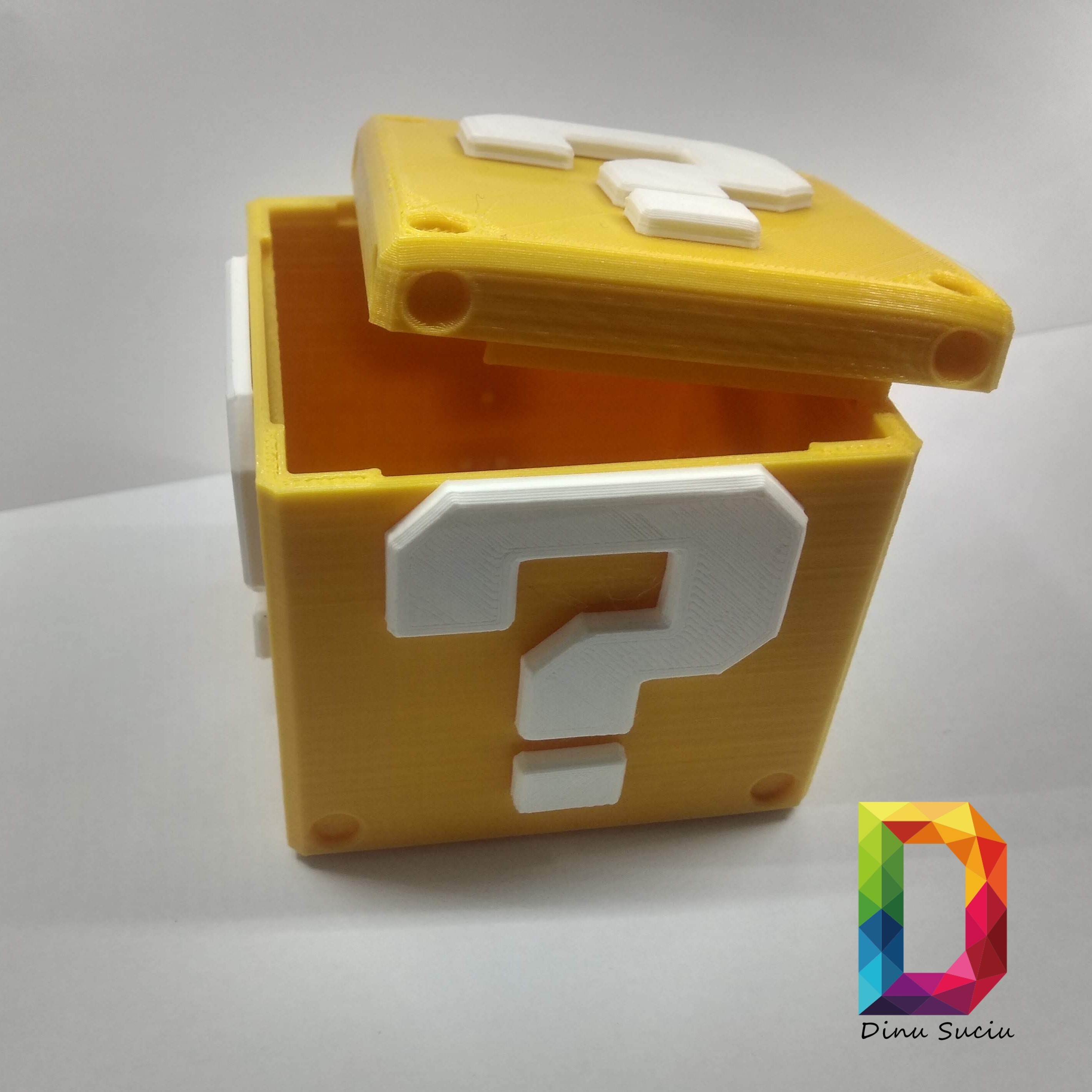 Question box Super Mario・ STL File for ・Cults