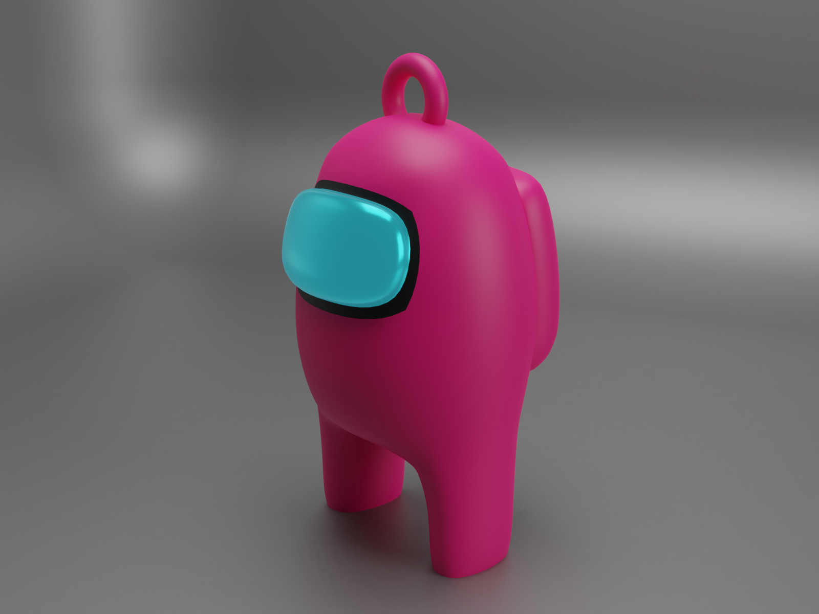 STL file among us key ring 3D 🔑 (OBJ)・3D printable model to download・Cults