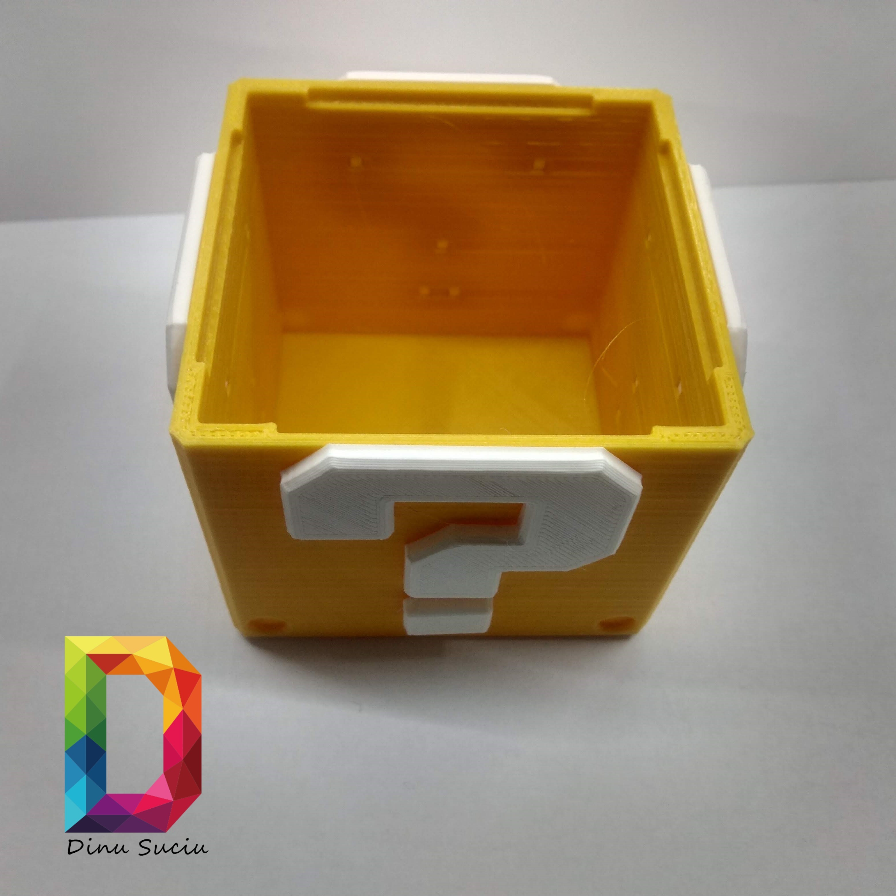 Question box Super Mario・ STL File for ・Cults