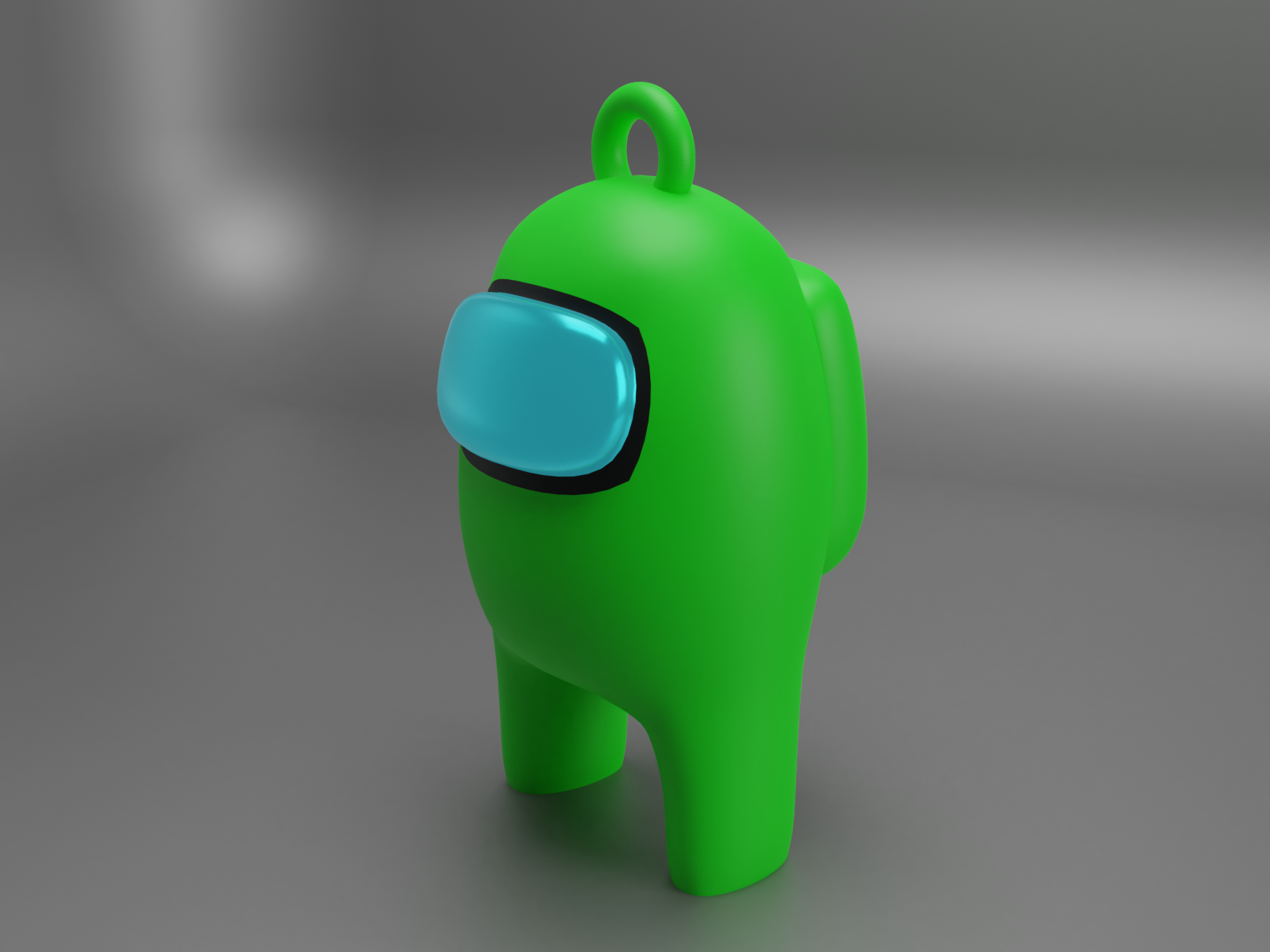 STL file among us key ring 3D 🔑 (OBJ)・3D printable model to download・Cults