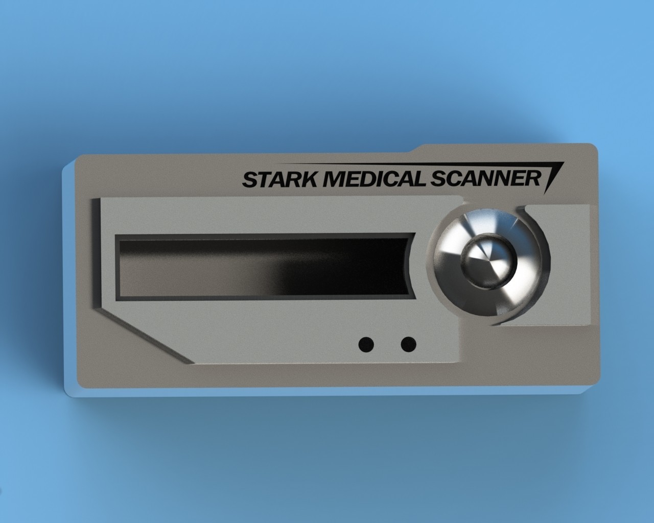 ⚕️ IRONMAN Paladium Meter - STARK MEDICAL SCANNER・ STL File for ・Cults
