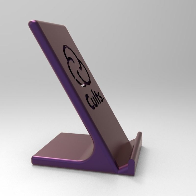 STL file Cults Phone Holder 📞 ・3D printable design to download・Cults