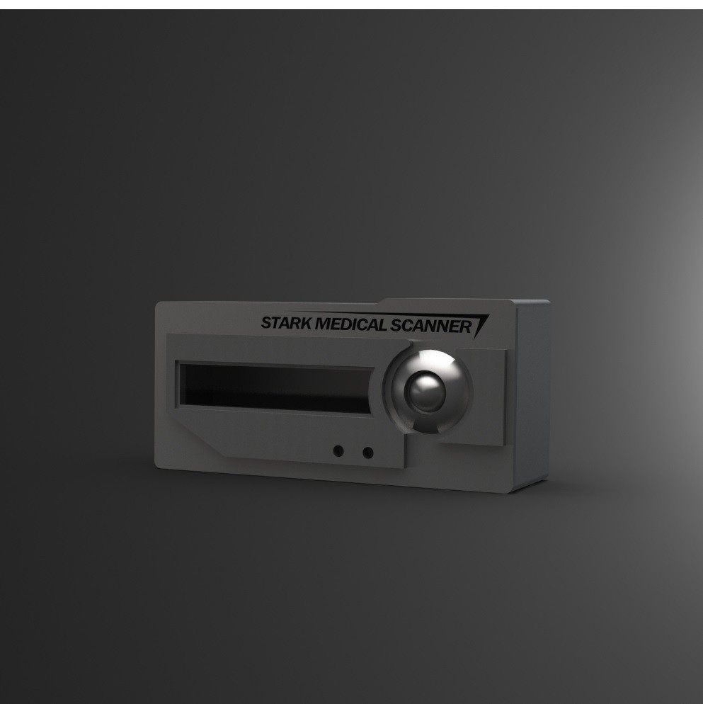 ⚕️ IRONMAN Paladium Meter - STARK MEDICAL SCANNER・ STL File for ・Cults