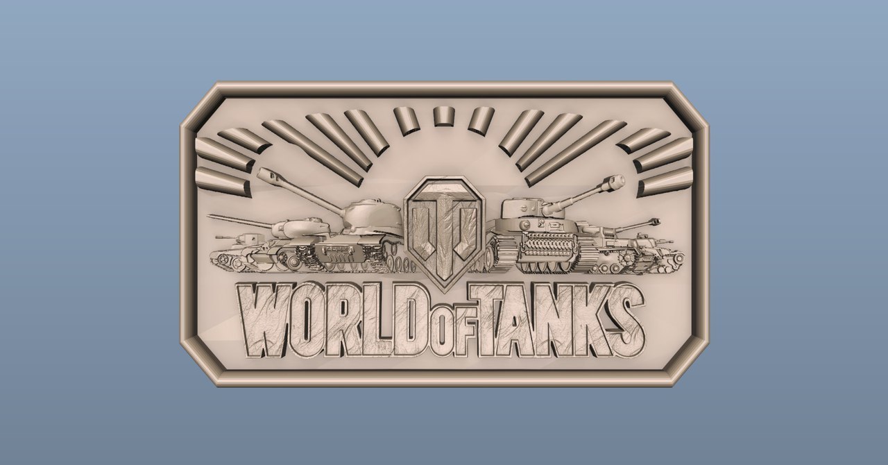 Archivo STL gratis wot world of tanks logo cnc art 🗺️・Diseño de ...
