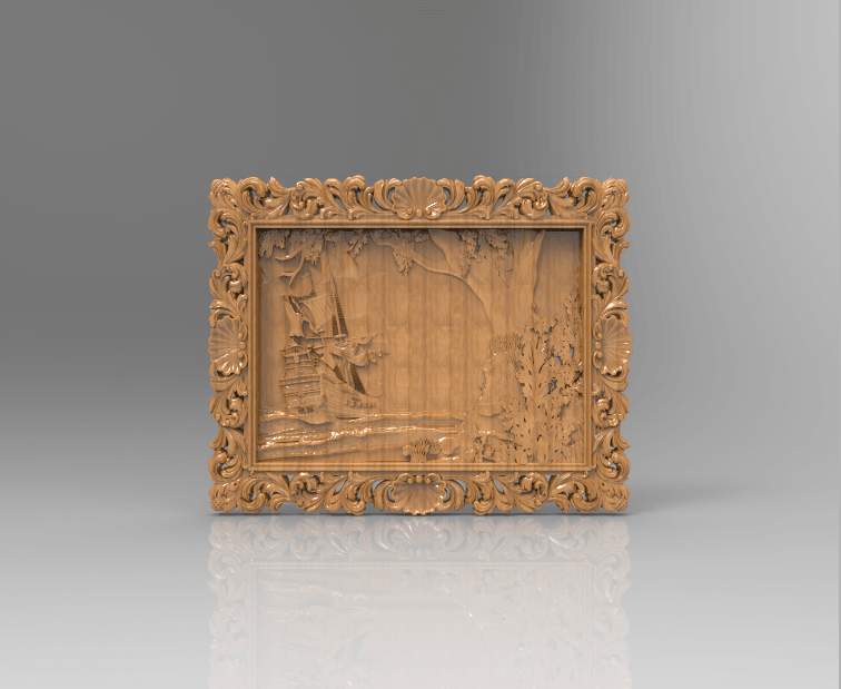 Free STL file boat ship on the sea cnc router 🛥️・Template to download ...