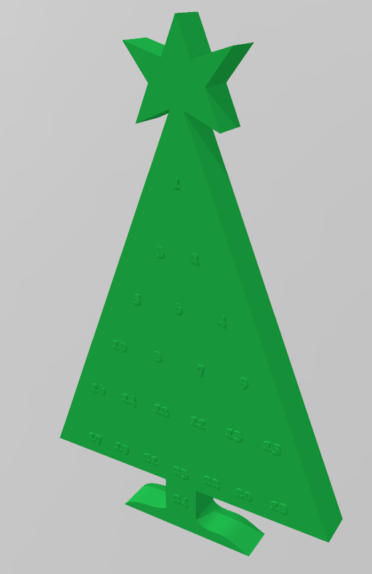 STL file Advent calendar puzzle 📅 ・3D print design to download・Cults