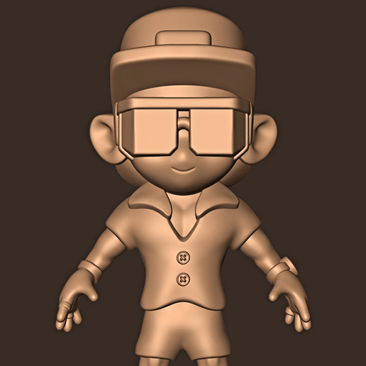STL file Bruno Mars chibi ・3D print design to download・Cults