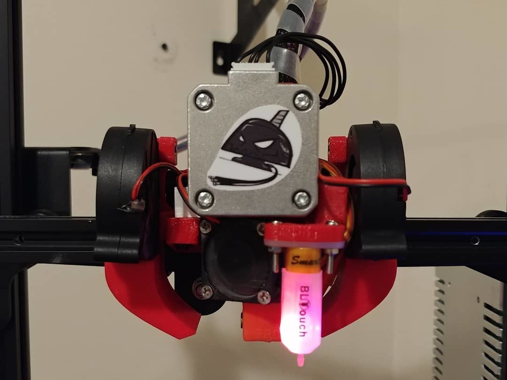 Free 3D file Ender 3 - Flexion E3D v6 Mount - Dual Fans - BLTouch ...
