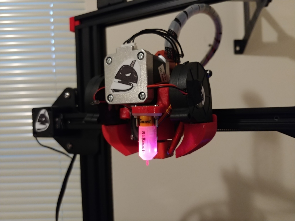 Free 3D file Ender 3 - Flexion E3D v6 Mount - Dual Fans - BLTouch ...