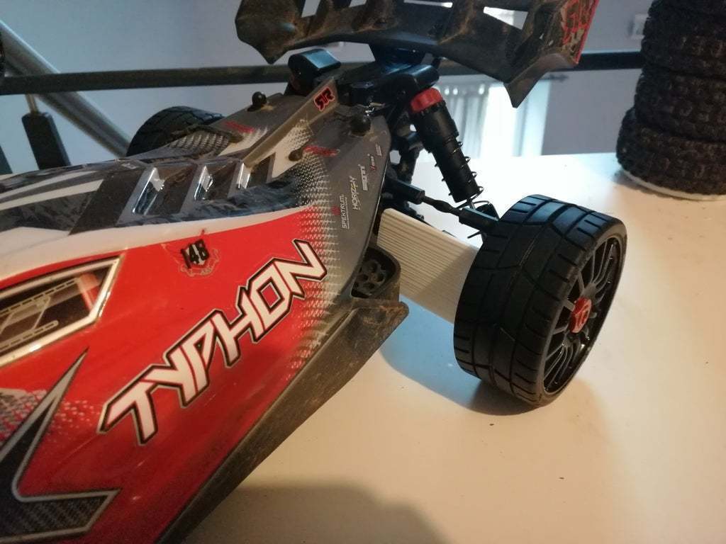 🚁 Arrma Typhoon 3s Rear mudguard.・Free STL File for ・Cults