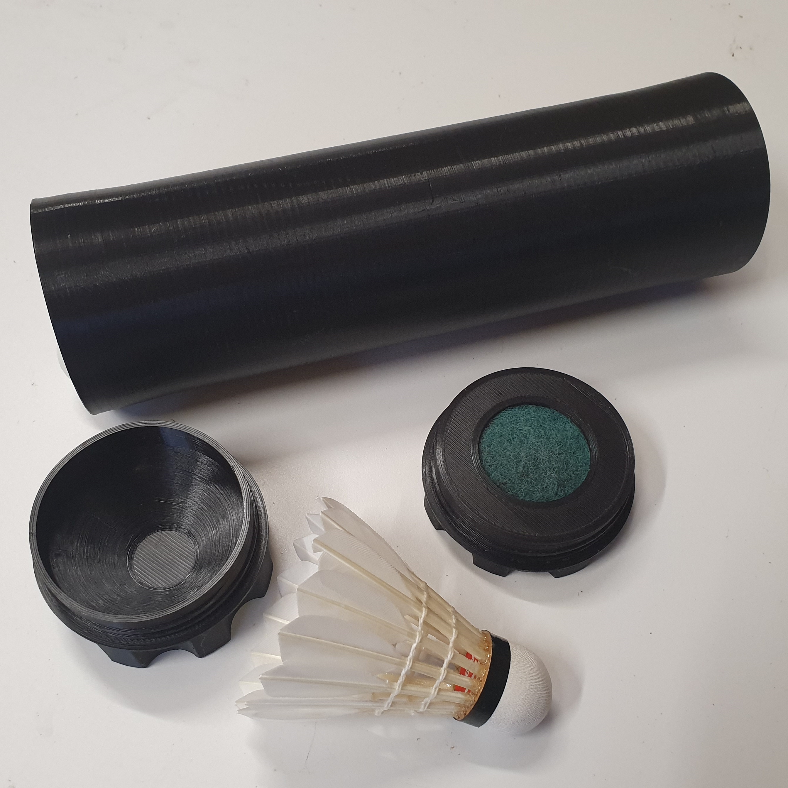 Fichier STL Tube pour volants de badminton avec humidification 🏸・Design ...