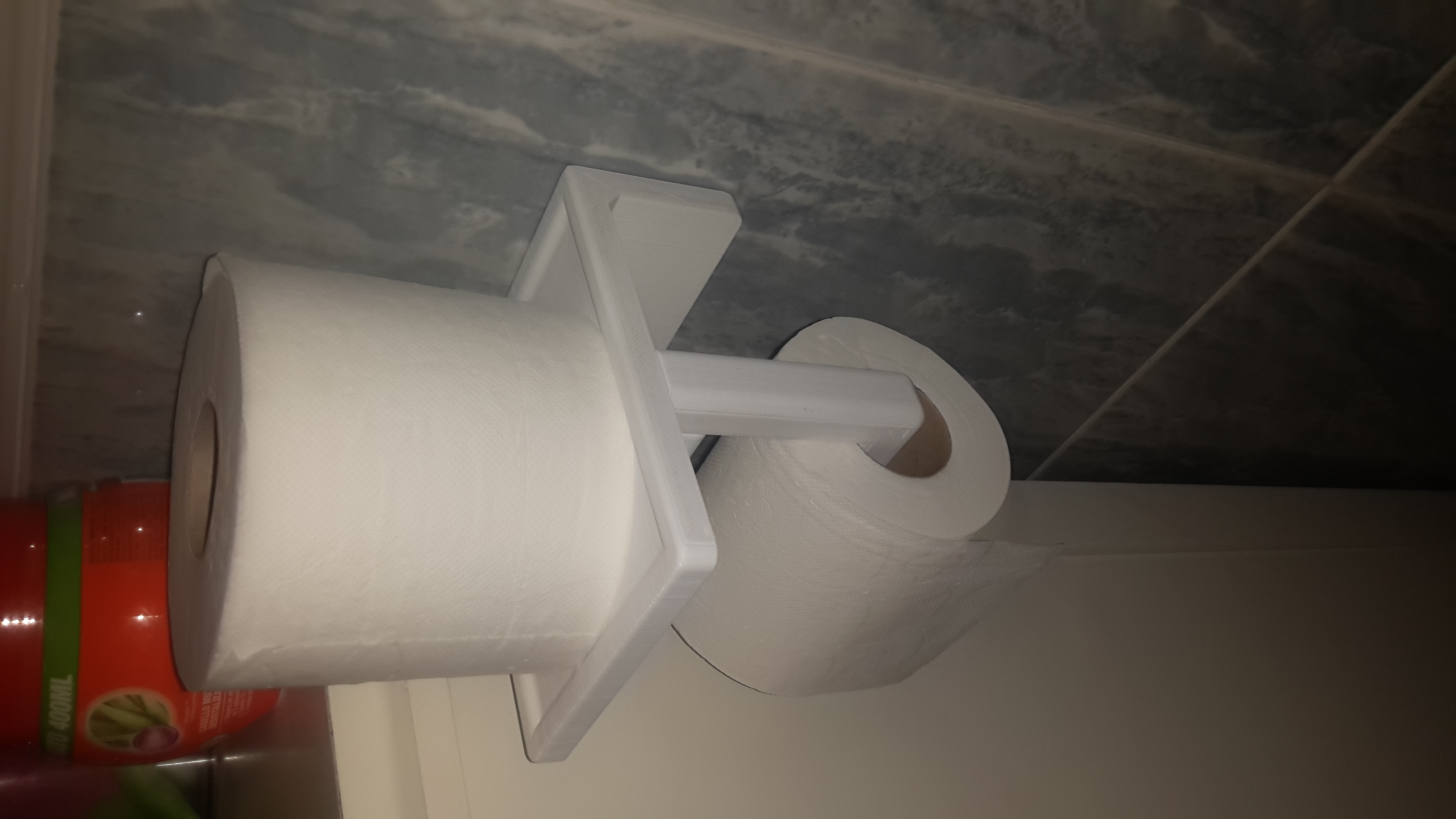 STL file Toilet roll holder / Toilet paper roll holder 🚽 ・Model to ...