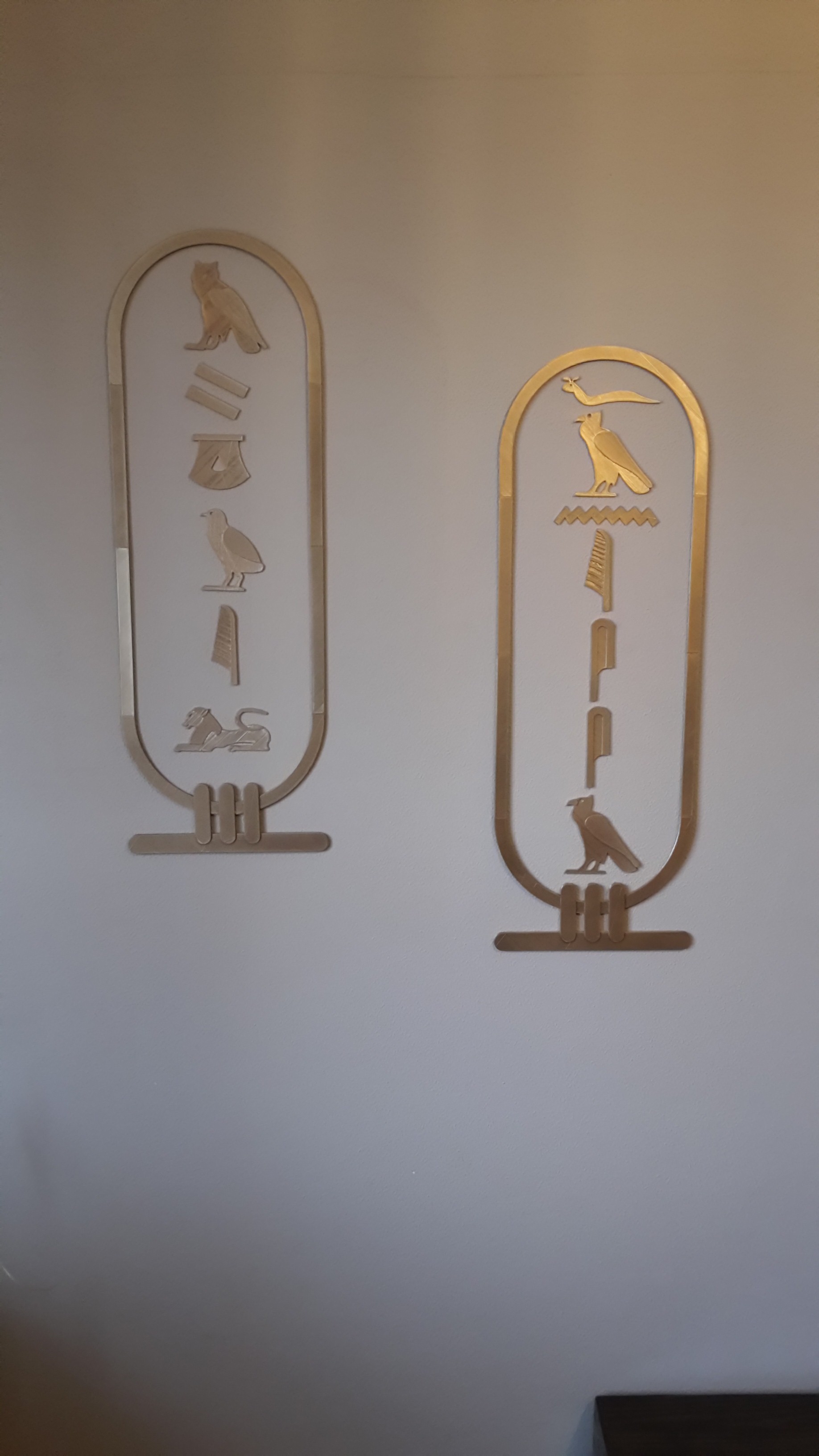STL file Hieroglyphics and Egyptian cartouche 🎨 ・3D printing template ...