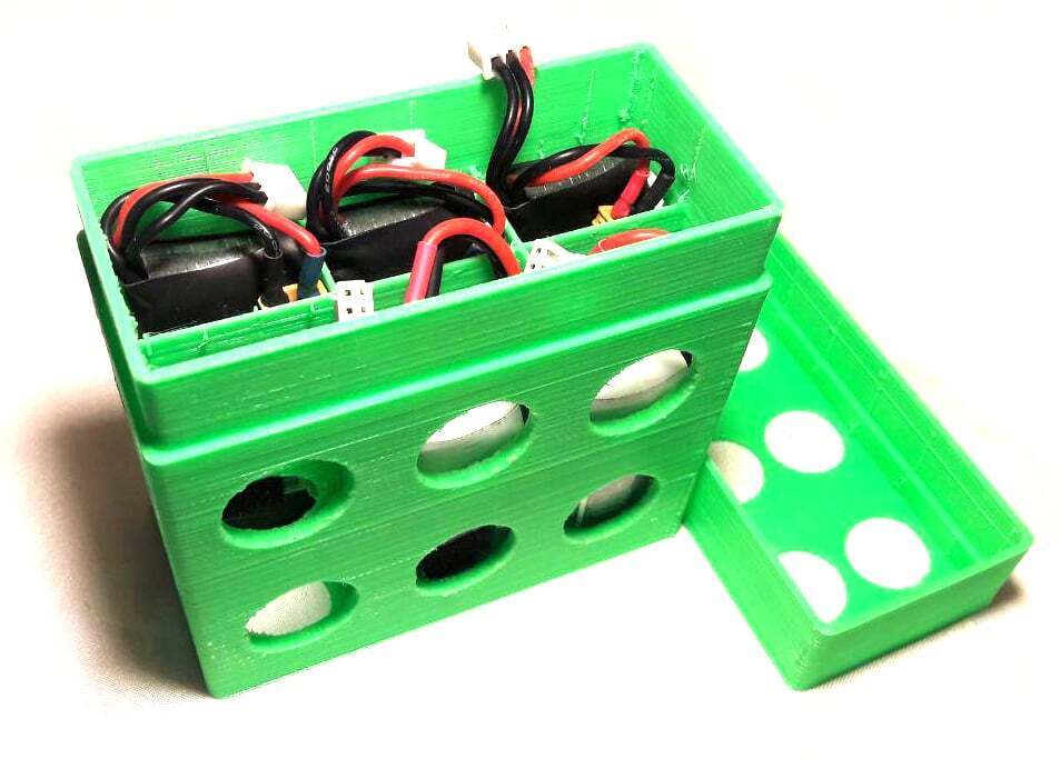 3D printed Customizable Battery Case・Cults