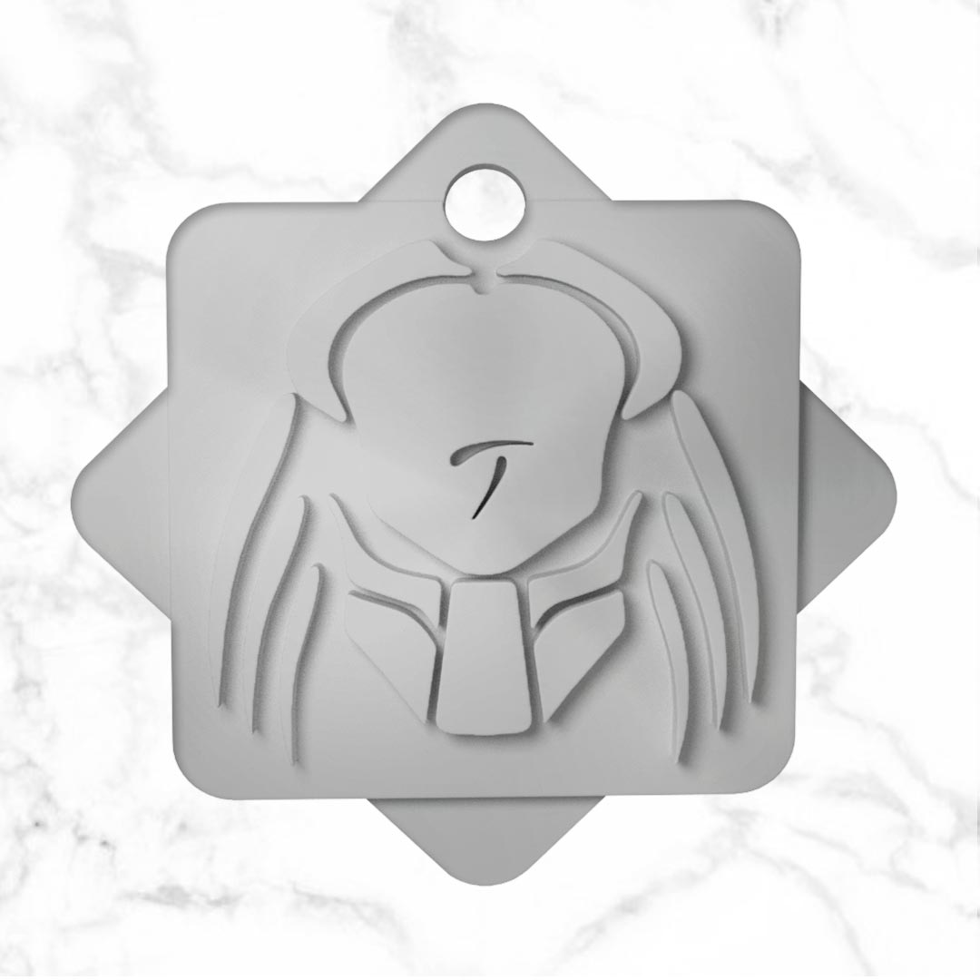 Archivo STL Predator keychain mask 🗝️・Idea de impresión 3D para ...