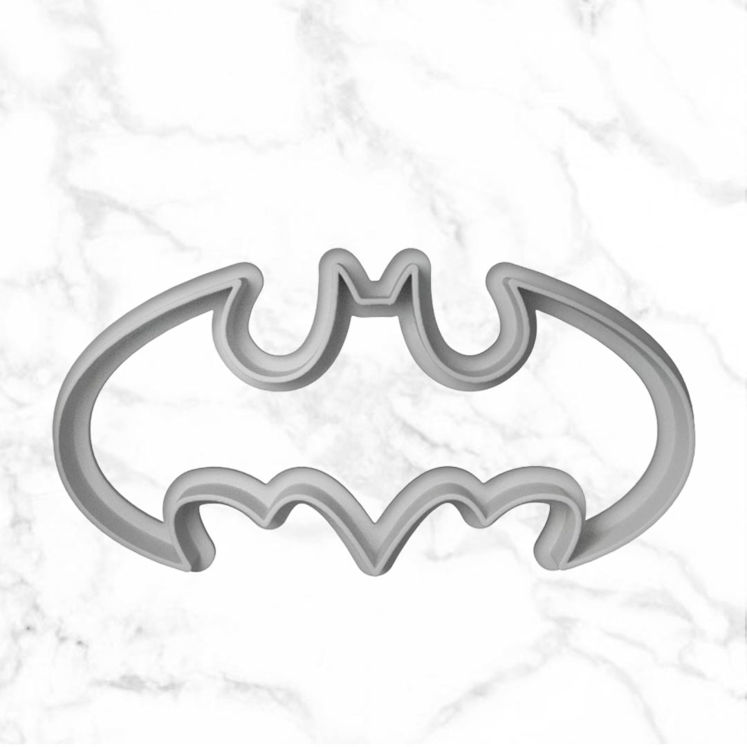 STL file Batman Emblem Cookie Cutter, Fondant and Clay Set 🍪 ・3D ...