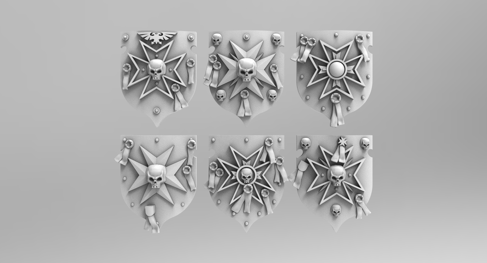 🤜 Fist Legion Storm Shield・Free STL File for ・Cults