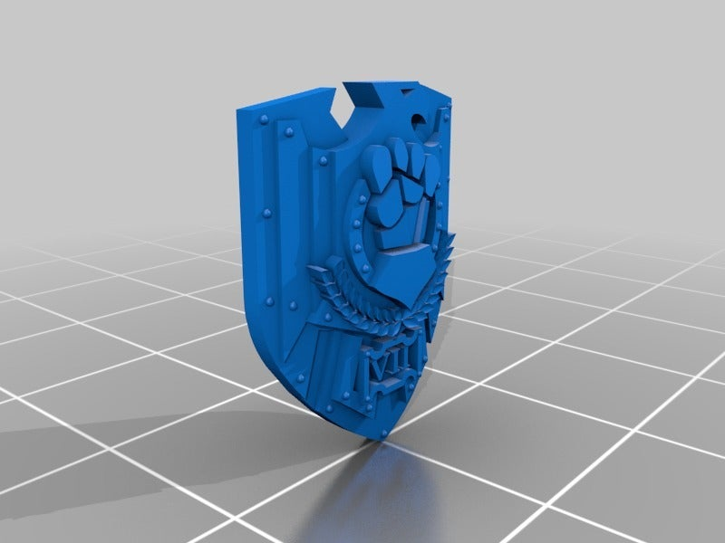 🤜 Fist Legion Storm Shield・Free STL File for ・Cults