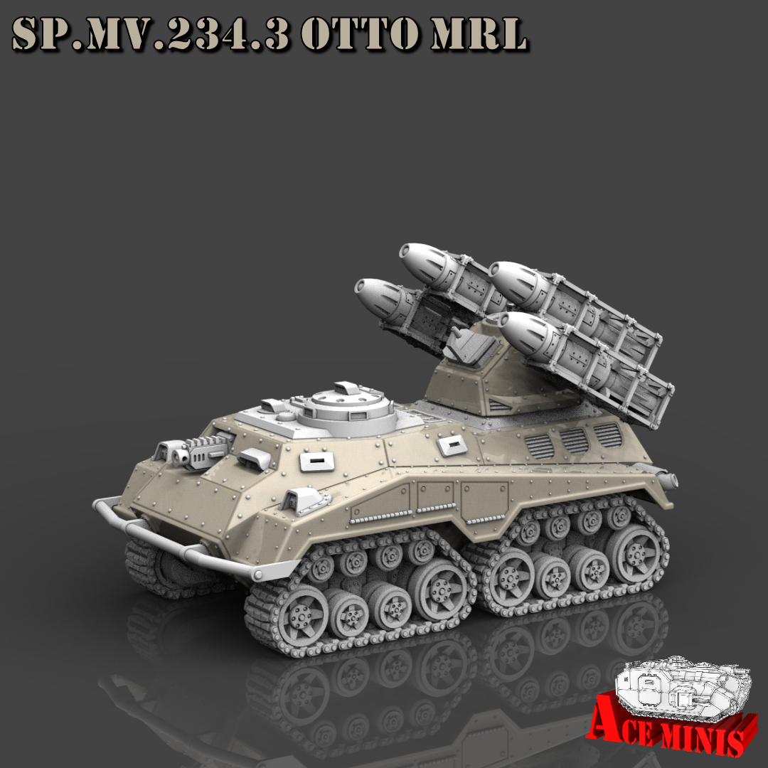 🎲 SP.MV.234 Lothar APC AFV SPM MRL SPAAG・ 3D File for ・Cults